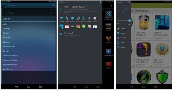 sidebar | Apps Android