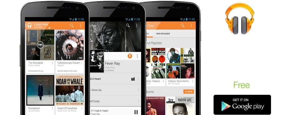 APK do novo Google Play Music para Android