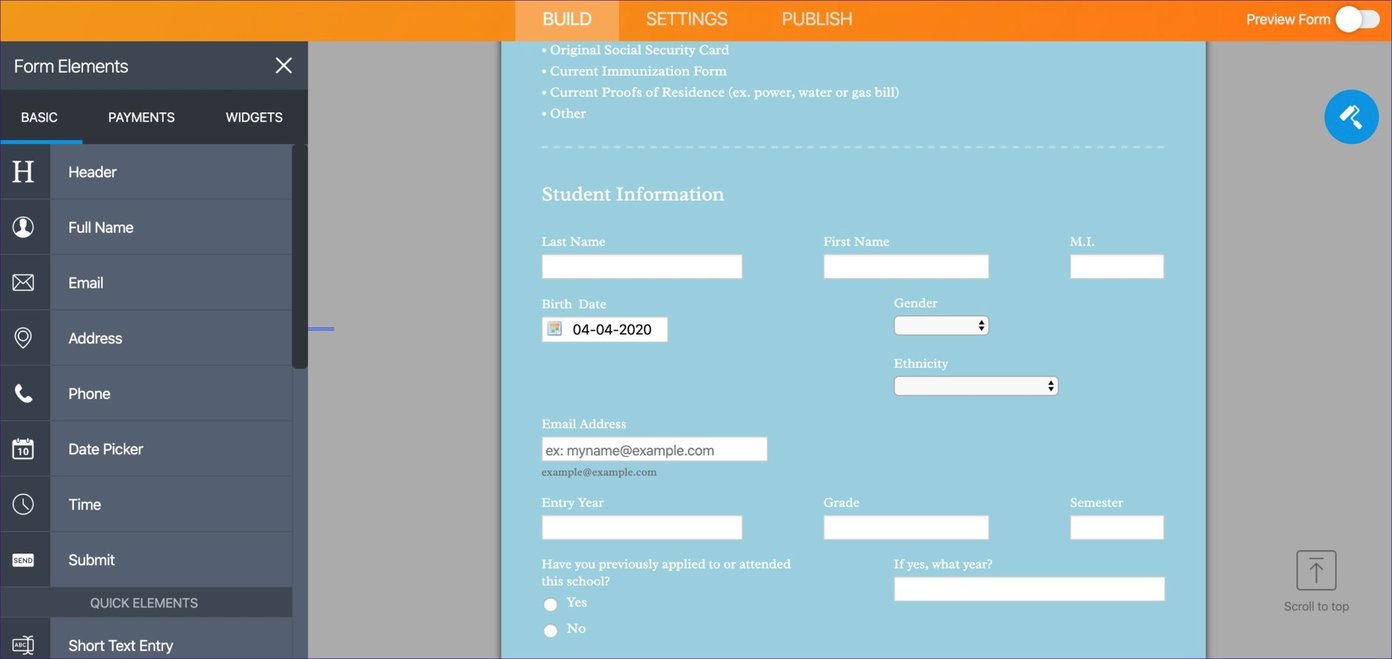 As 6 principais ferramentas da Web para criar formulários - Blog Apps ...