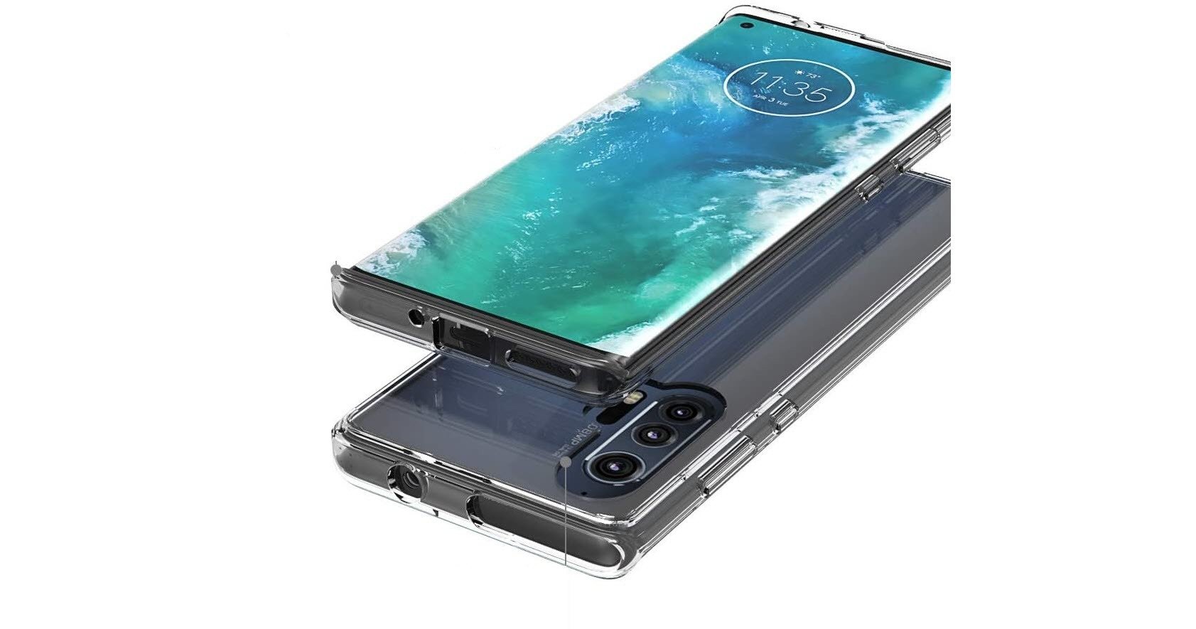 Os 5 principais casos transparentes para Motorola Edge Plus