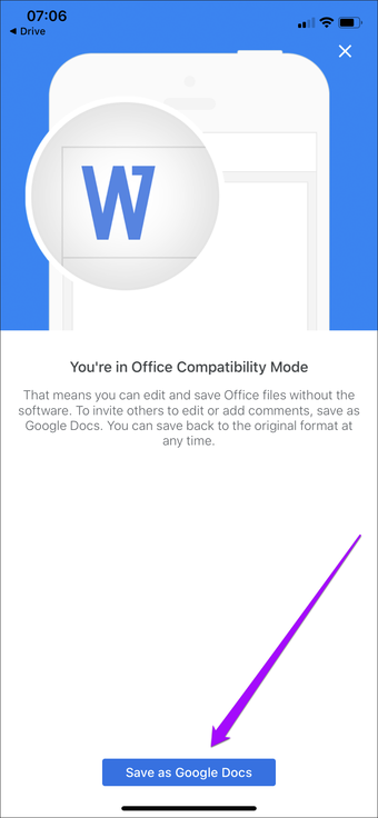 Como converter DOCX para GDOC no Google Docs