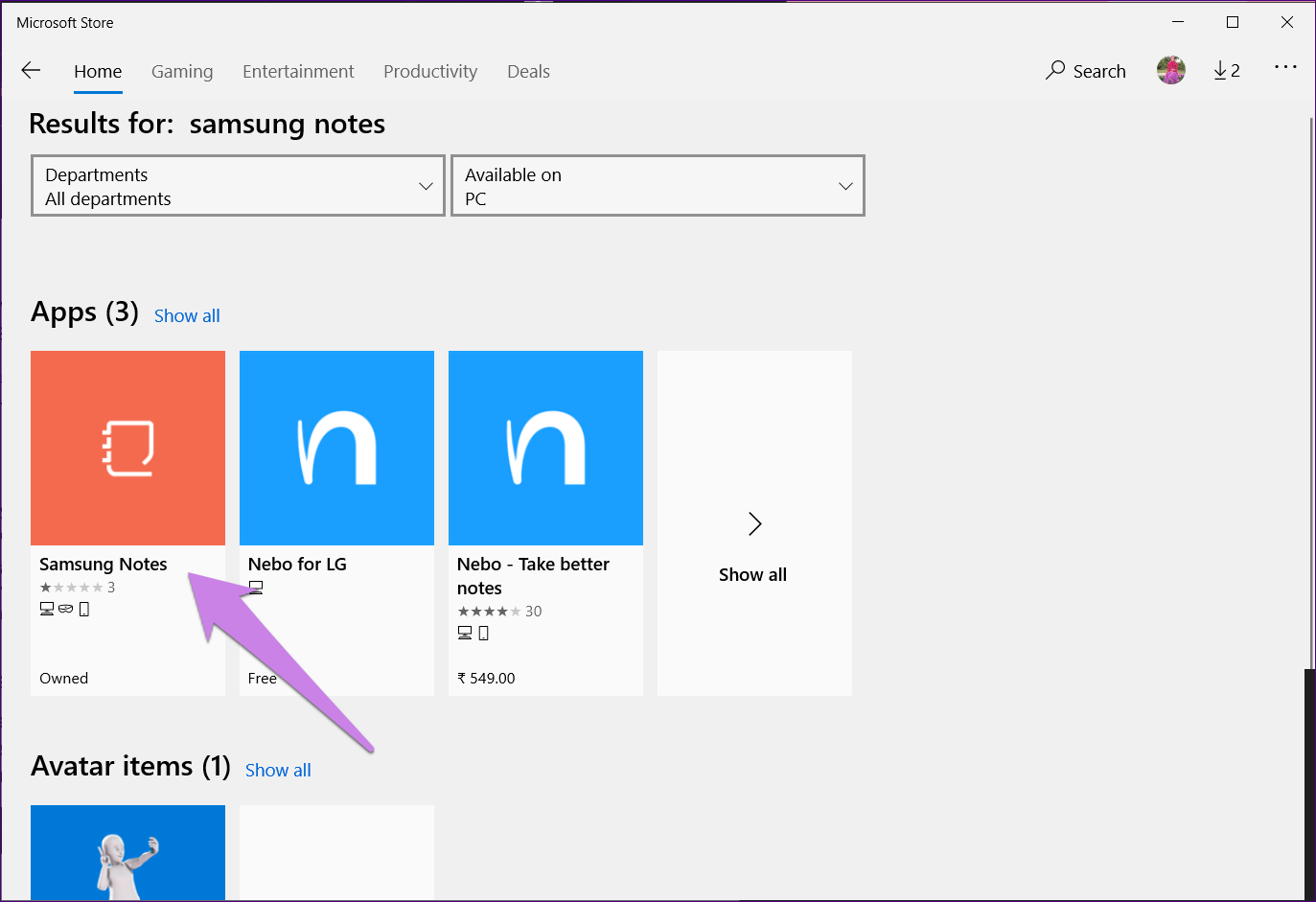 Como visualizar o Samsung Notes no Windows