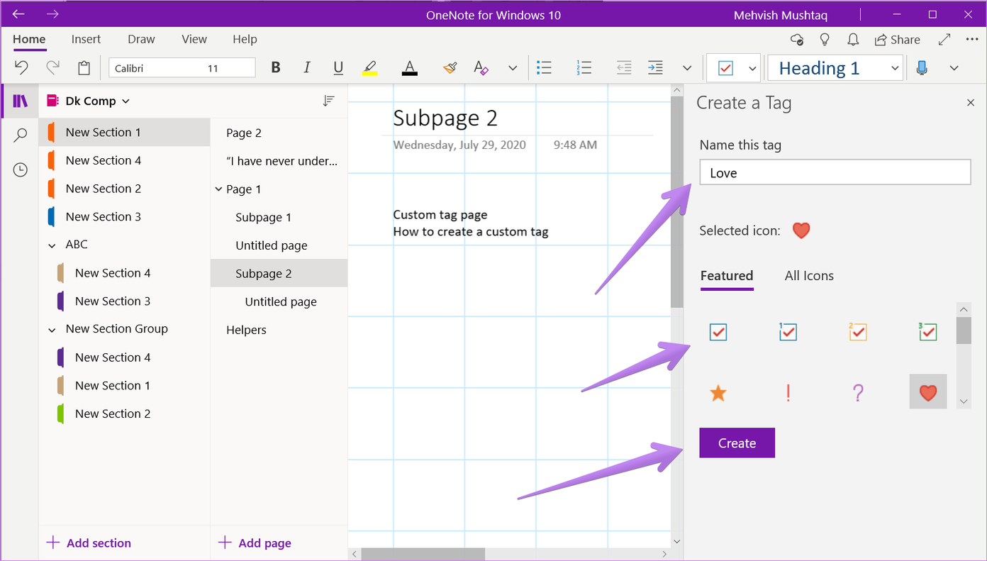 Um guia completo para usar e gerenciar tags no Microsoft OneNote