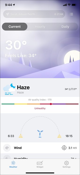 6 melhores aplicativos de widget de clima para iPhone - Apps Android