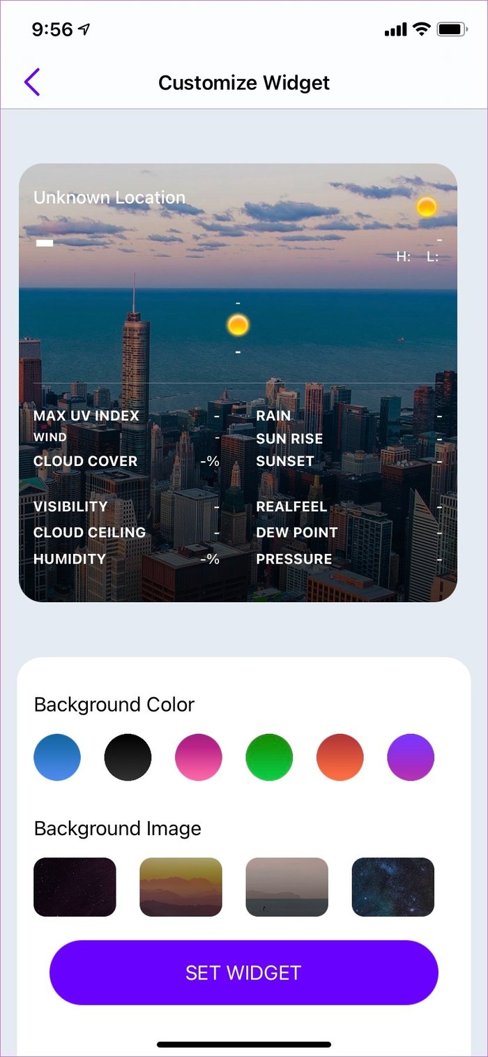 6 melhores aplicativos de widget de clima para iPhone