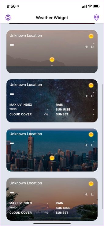 6 melhores aplicativos de widget de clima para iPhone
