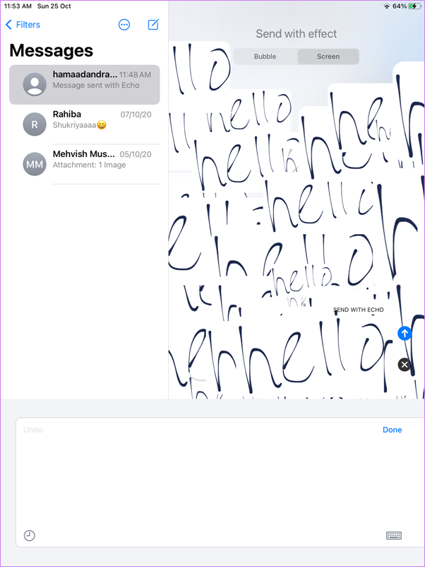 7 principais truques do iMessage, como o Pew Pew para adicionar efeitos ...
