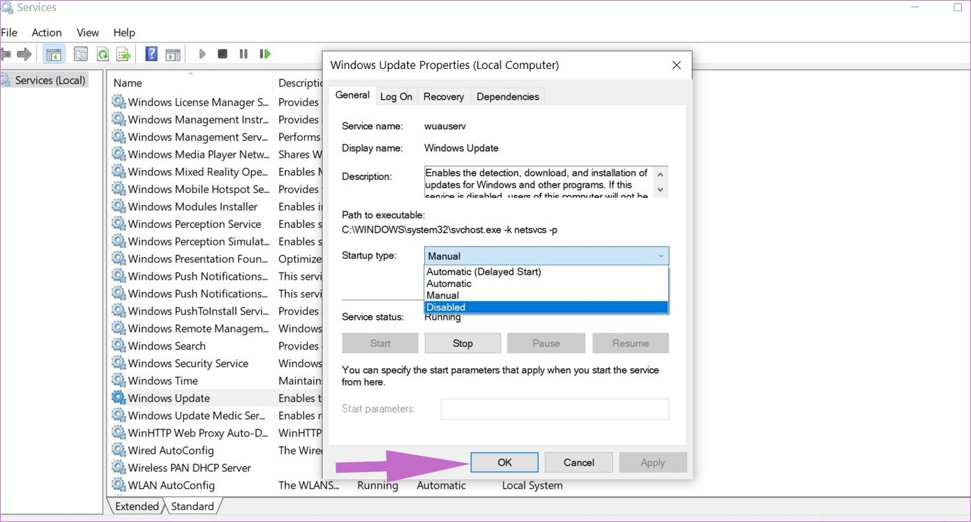 Um guia para desabilitar atualizações automáticas do Windows 10