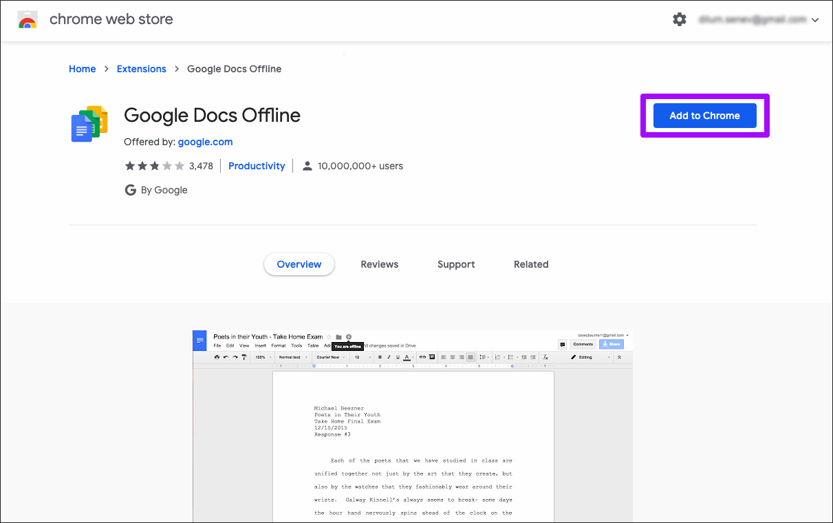 Como usar o Google Docs off-line no Mac