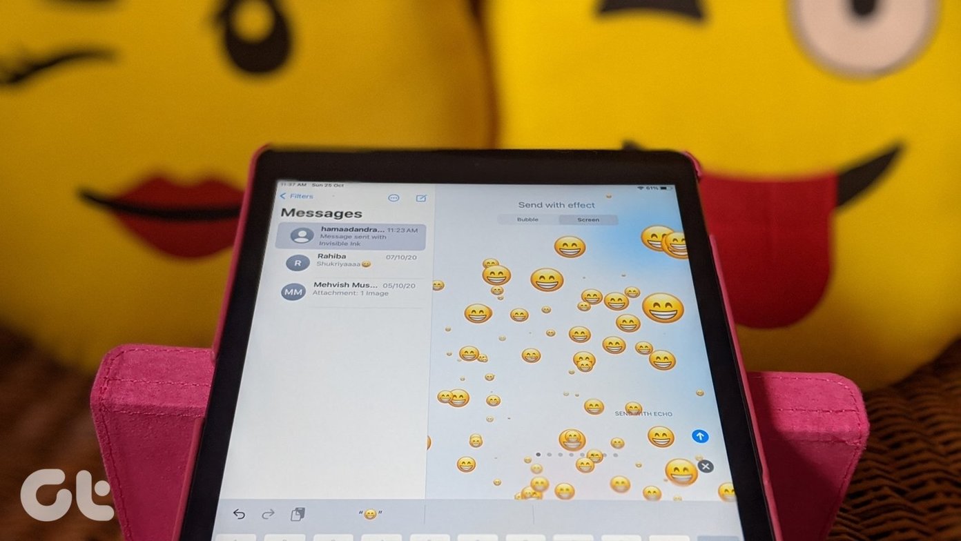 7 principais truques do iMessage, como o Pew Pew para adicionar efeitos ...