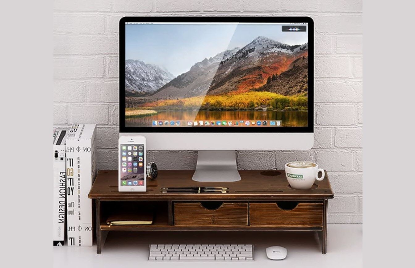 6 melhores elevadores de suporte de monitor com armazenamento