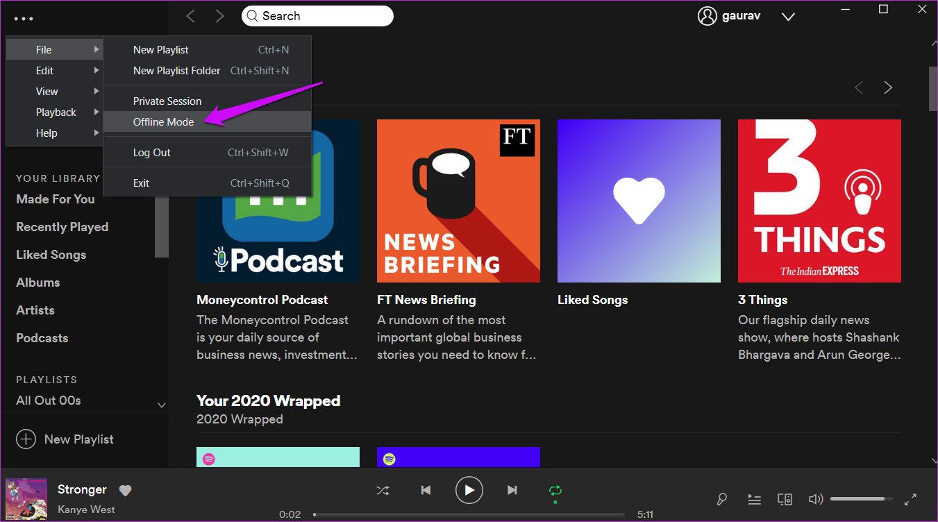 Como ouvir o Spotify Offline no celular e no Windows 10