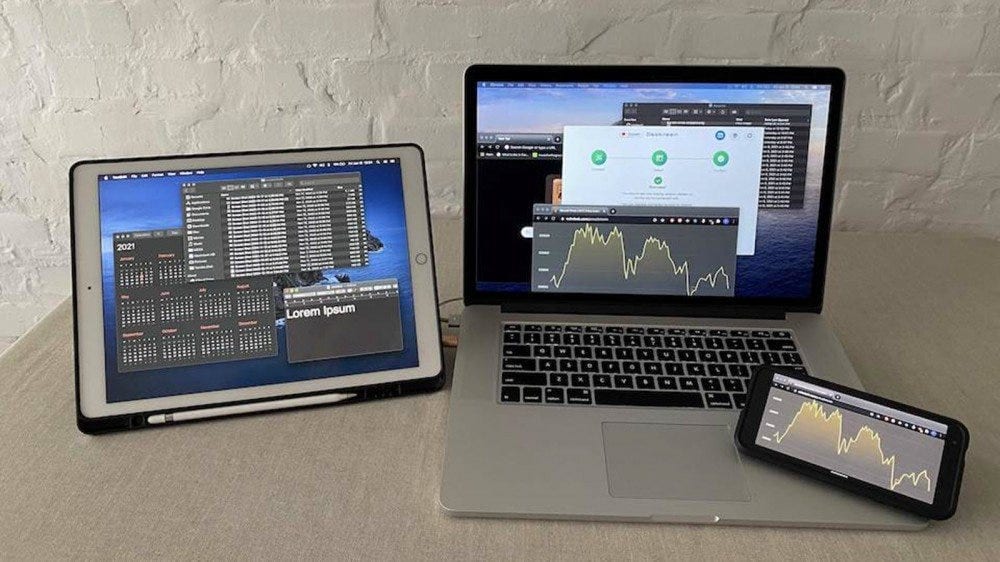 O aplicativo gratuito Deskreen transforma seu antigo tablet em um ...