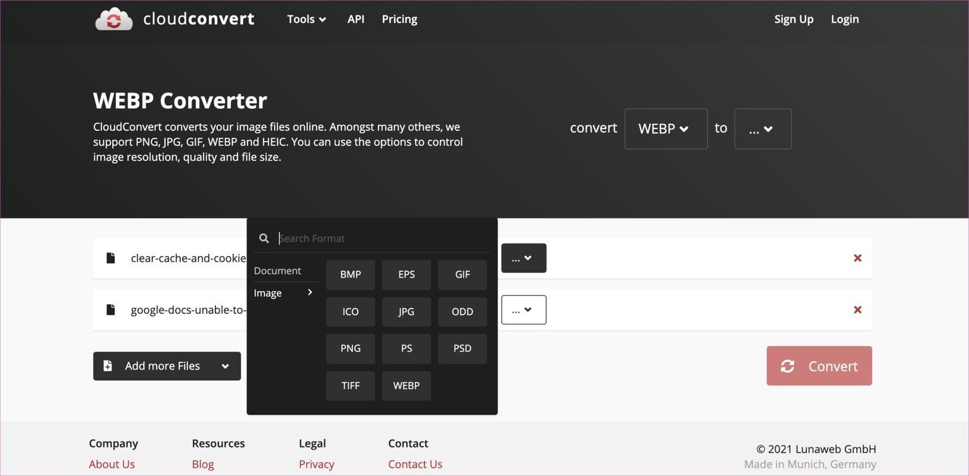 Quatro maneiras principais de salvar WebP como JPG ou PNG no Windows e Mac