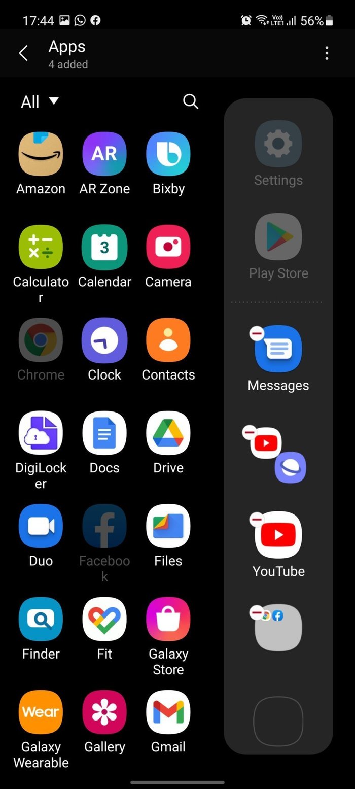 Um guia para configurar e usar o Samsung Edge Panel - Apps Android