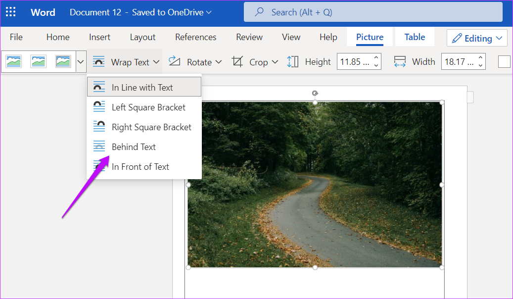 Como fazer uma capa no Microsoft Word Online