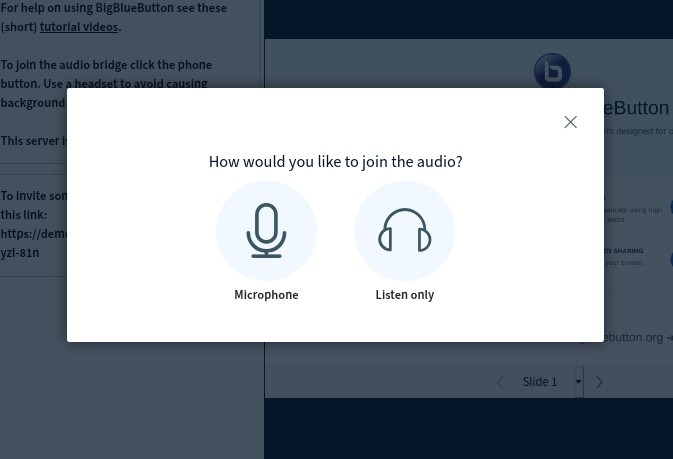 Como usar o BigBlueButton para Webconferência no Linux