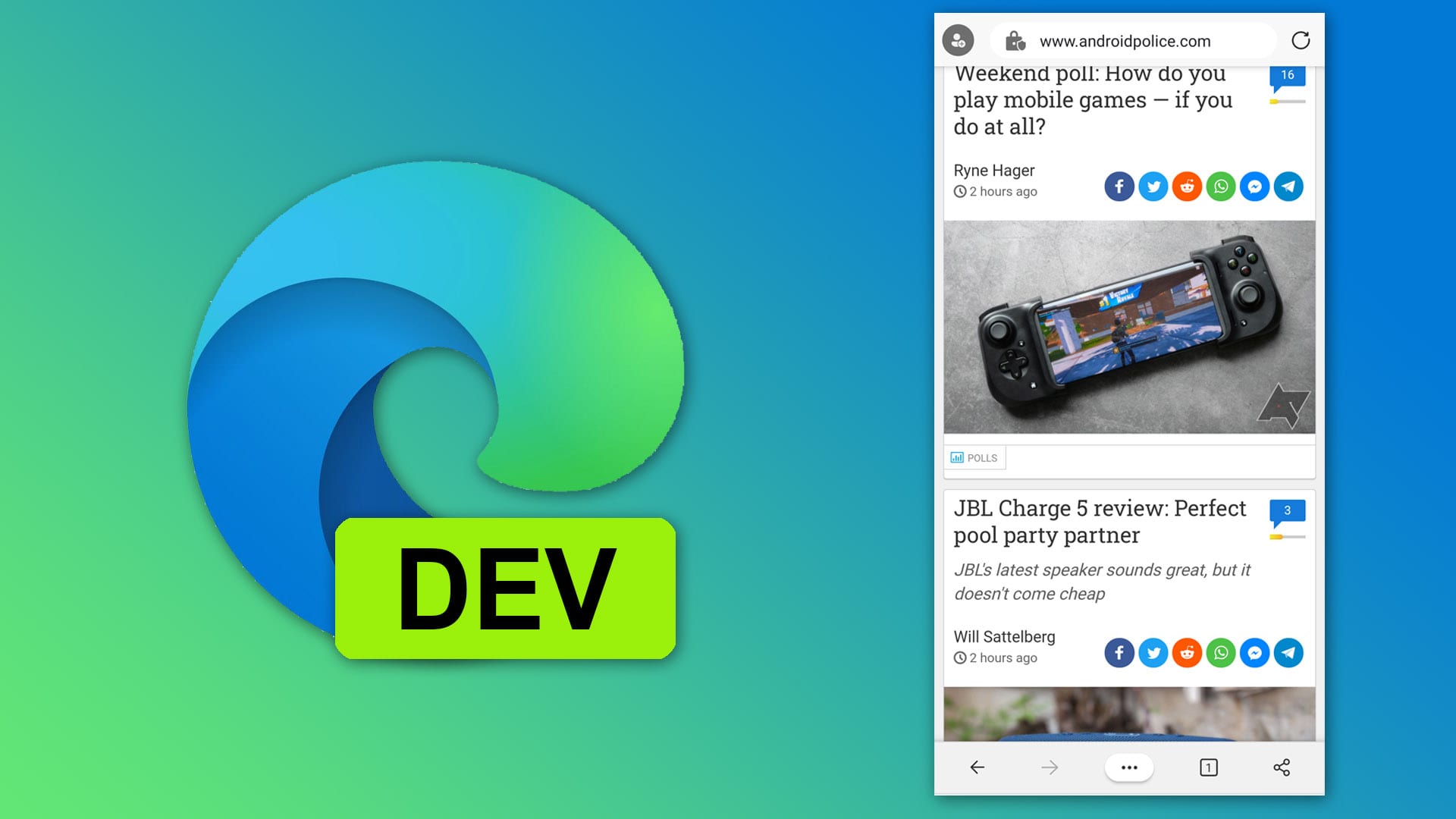 O Microsoft Edge Dev junta as opções stable e Canary na Play Store ...