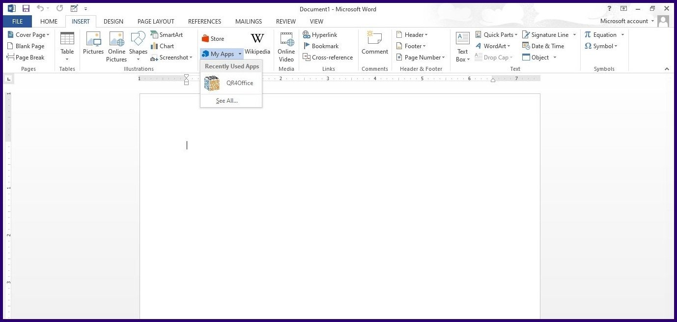 Como criar códigos QR no Microsoft Office usando QR4Office