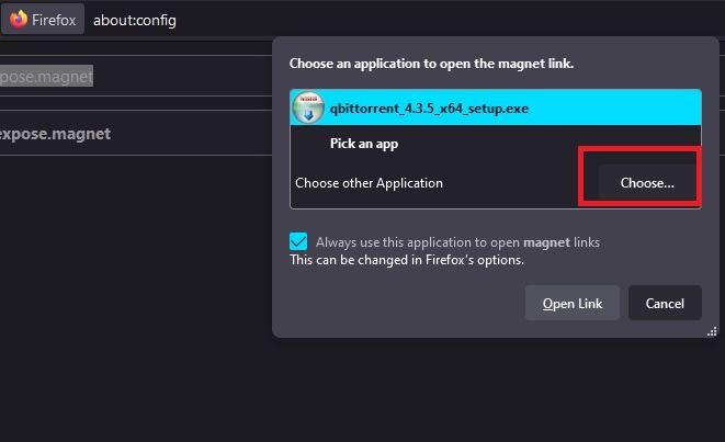 Como abrir um link magnético em qualquer navegador