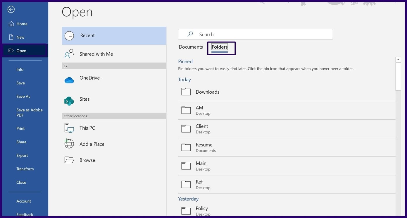 Arquivos Recentes Do Word