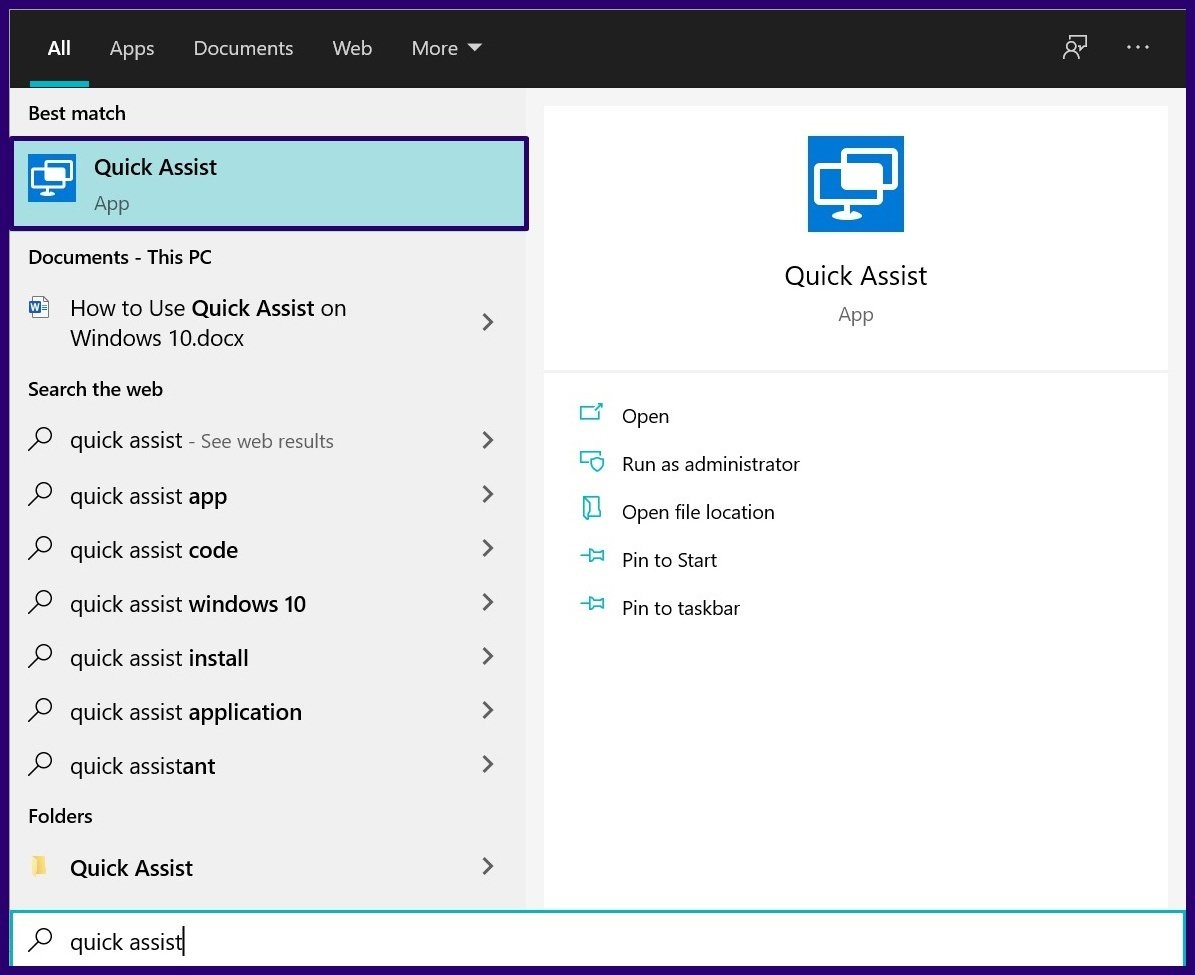 Um guia para usar o Quick Assist no Windows 10 - Blog Apps Android
