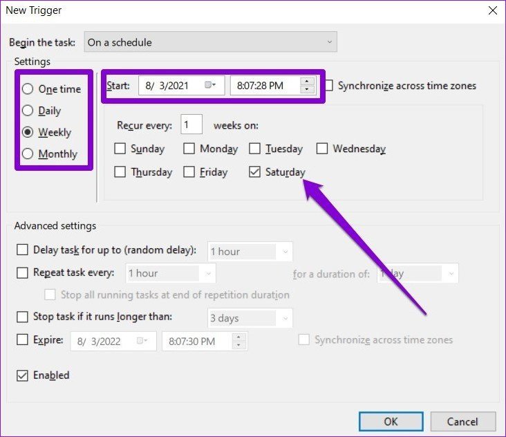 Como agendar tarefas no Windows 10