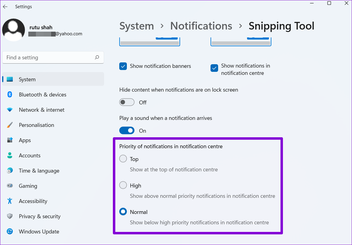 Como gerenciar notificações no Windows 11