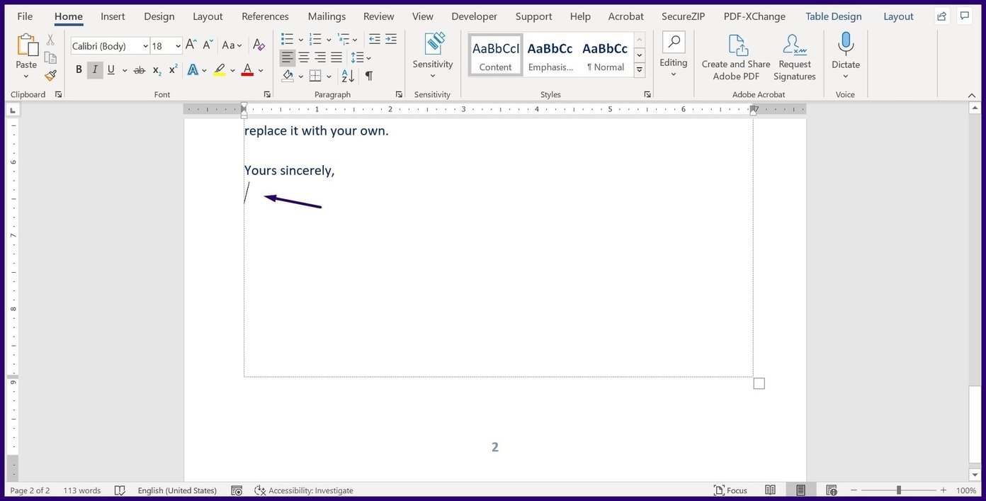 Como criar e inserir uma assinatura no Microsoft Word