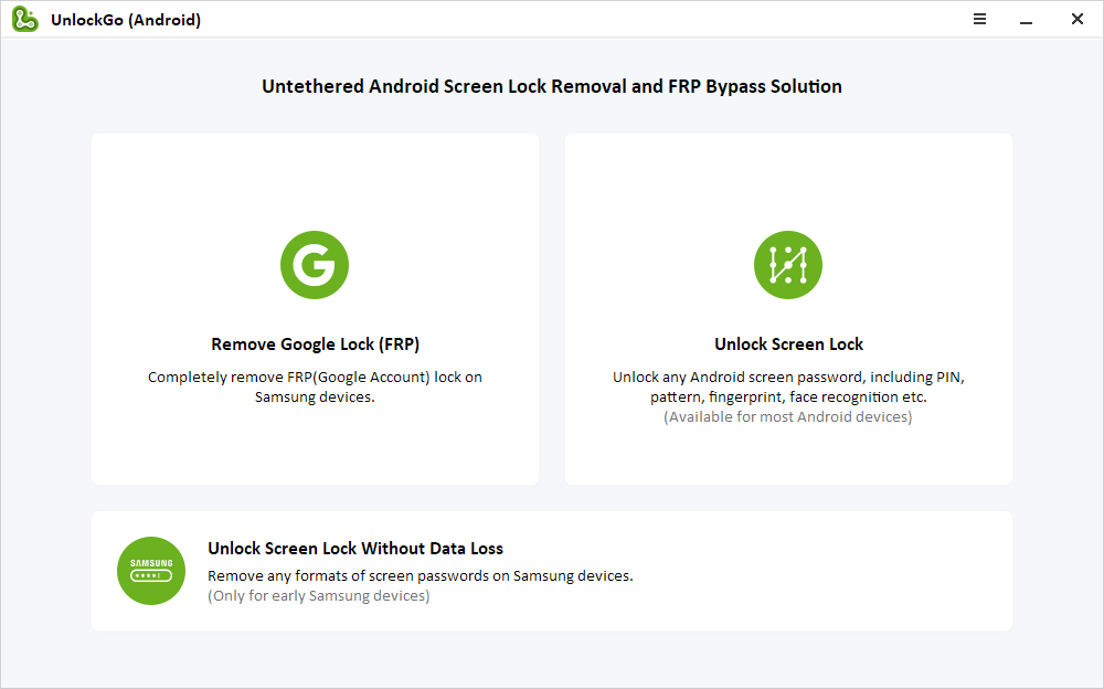 iToolab UnlockGo (Android) - ignorar o bloqueio do Android e Google ...