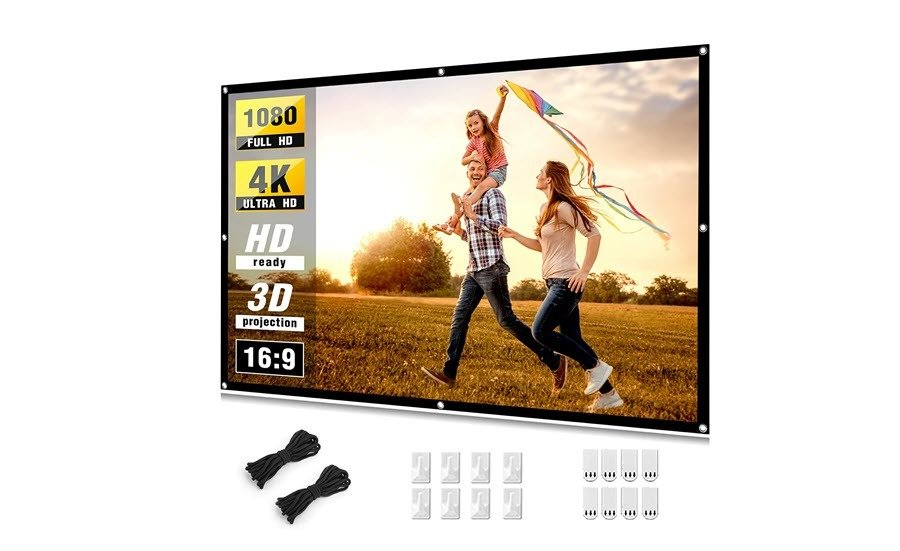 5 melhores telas de projetor para home cinema