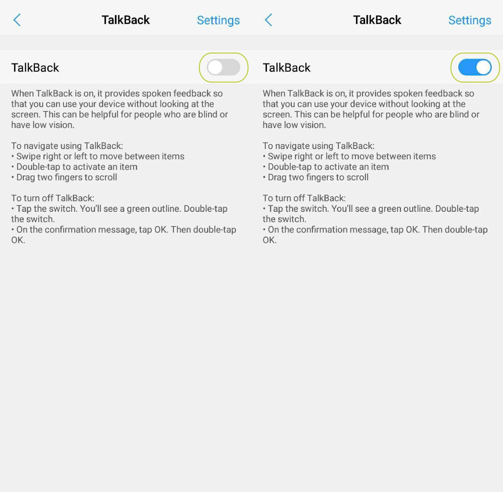 Como usar o Talkback - um guia detalhado