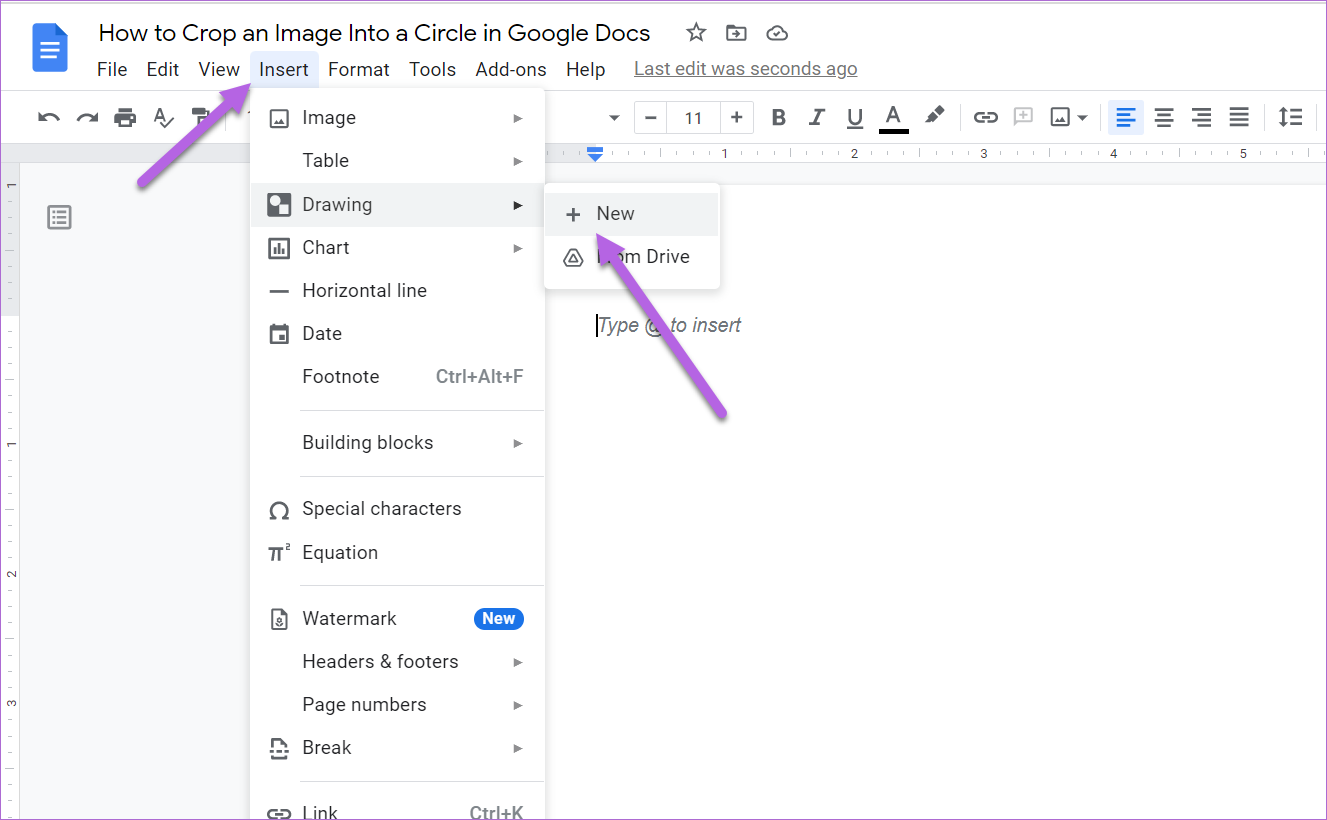 Como cortar uma imagem em um círculo no Google Docs