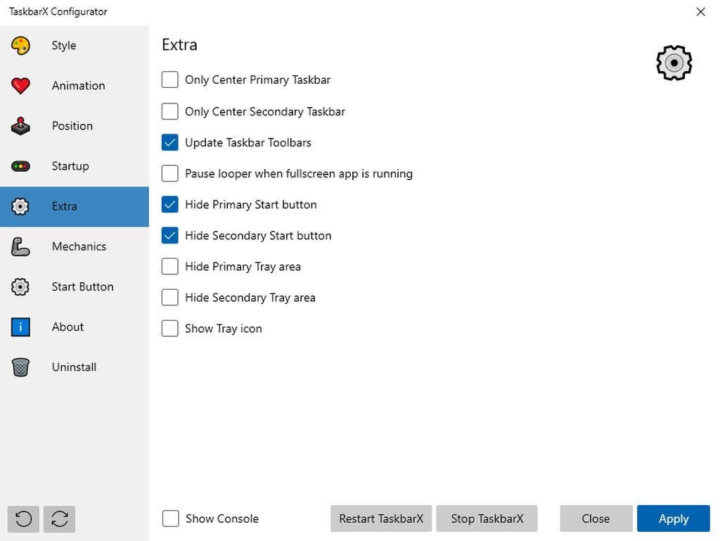 Como usar o TaskbarX para personalizar sua barra de tarefas do Windows ...