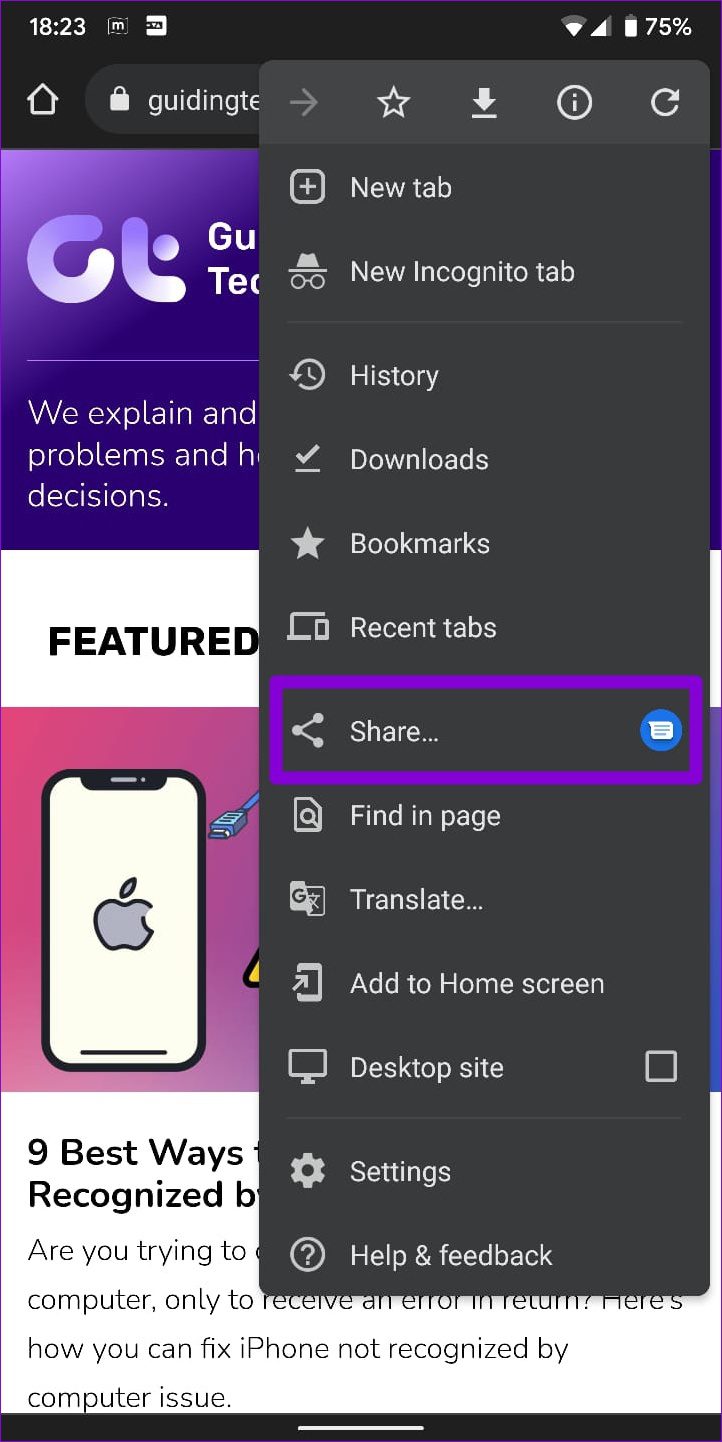 As 3 principais maneiras de compartilhar links de páginas da Web do ...