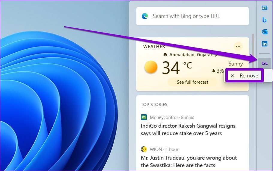Como usar a barra de borda no Microsoft Edge no Windows 11