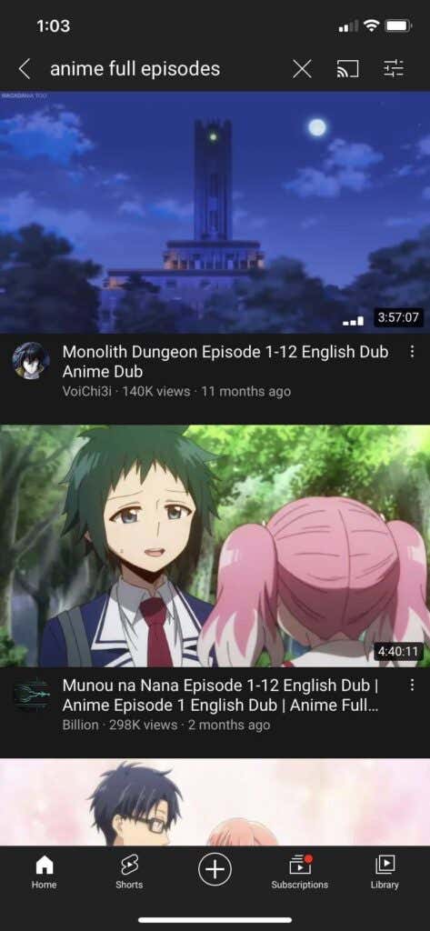 7 melhores aplicativos para assistir anime de graça