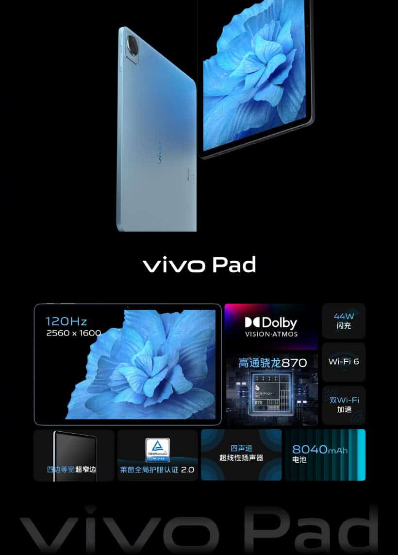 VIVO Pad, o primeiro tablet VIVO não reconhece rivais