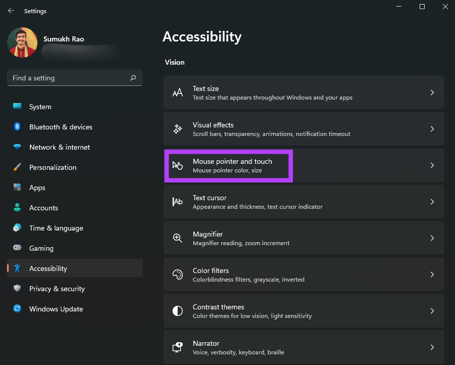 Como personalizar o cursor do mouse no Windows 11 Como personalizar o cursor do mouse no Windows 11