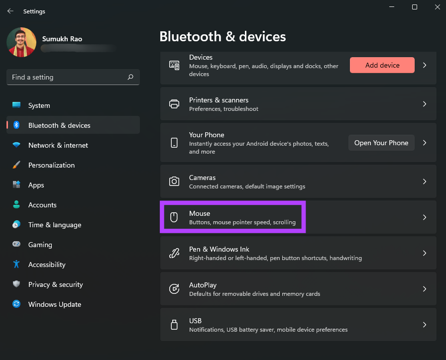 Como personalizar o cursor do mouse no Windows 11