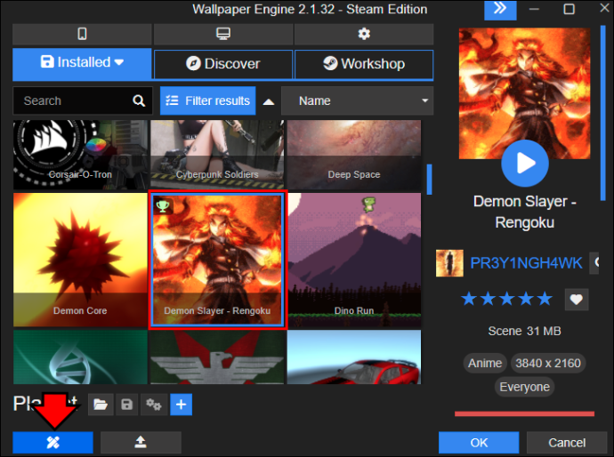 Como excluir papéis de parede do Wallpaper Engine