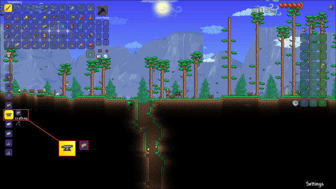Como definir um ponto de spawn em Terraria