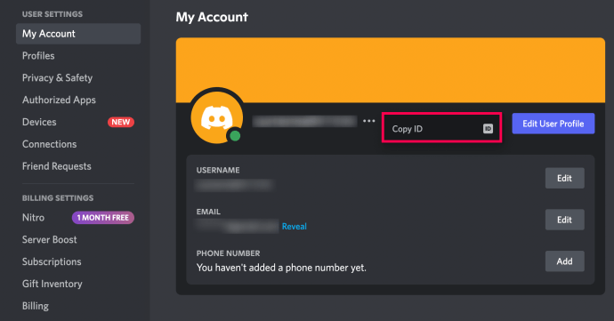 Como encontrar um ID de usuário do Discord