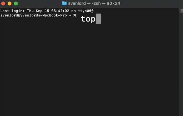 Como abrir o prompt de comando em um Mac
