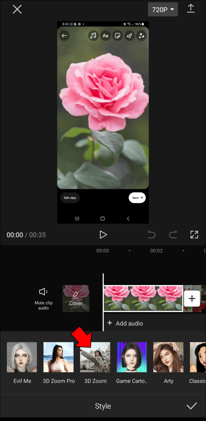 Como usar o efeito de zoom com CapCut