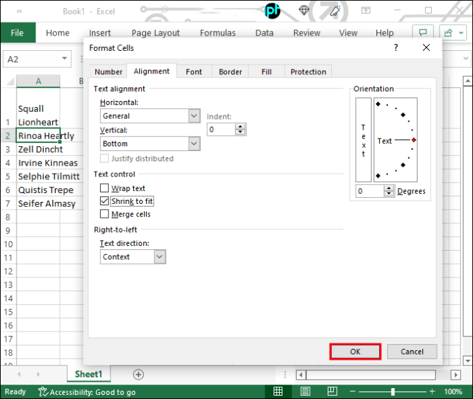 Como fazer o texto caber em uma célula no Excel