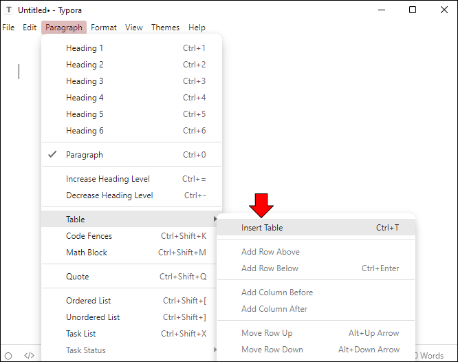 Como criar uma tabela no Markdown