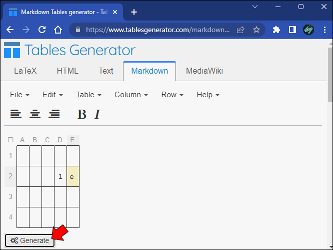 Como criar uma tabela no Markdown