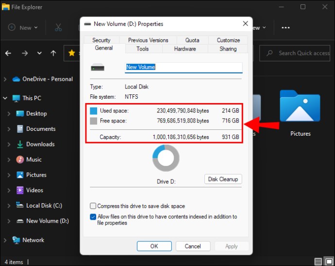 Como visualizar o uso do disco rígido no Windows 11