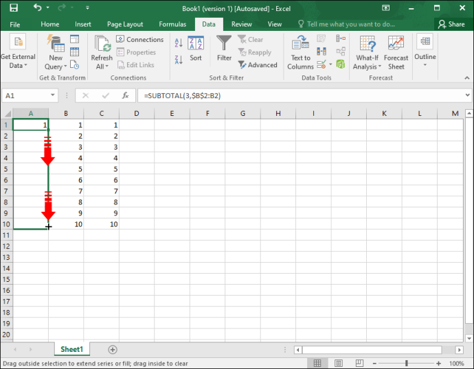 Como numerar linhas automaticamente no Excel